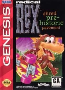 Radical Rex Sega Genesis Game Cartridge For Sale | DKOldies