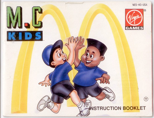 Manual M C Kids Nintendo NES Instructions For Sale | DKOldies
