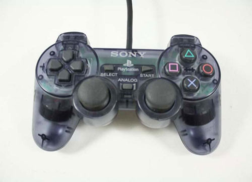 Original Clear Smoke Controller PS2 For Sale | DKOldies