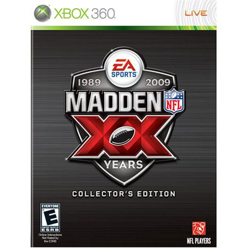 Madden NFL 09 20th Anniversary Collectors Edition Xbox 360 Game