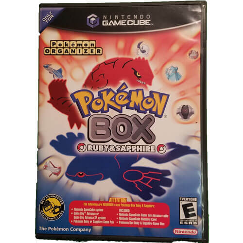 Complete Pokemon Box Ruby & Sapphire Nintendo GameCube Game For Sale ...