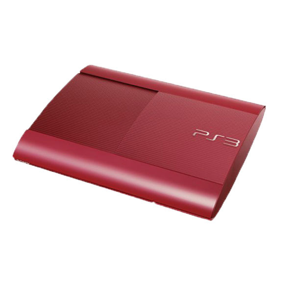 Playstation 3 PS3 Red 500GB Super Slim System Console Only For Sale ...