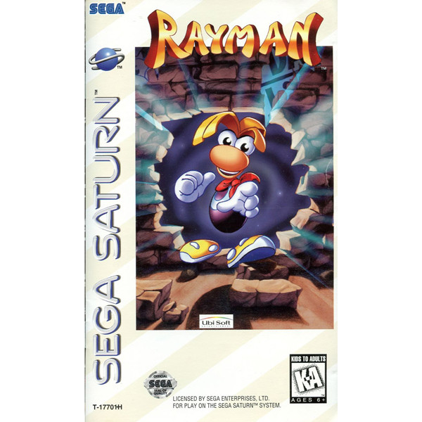 Rayman Sega Saturn Game For Sale | DKOldies