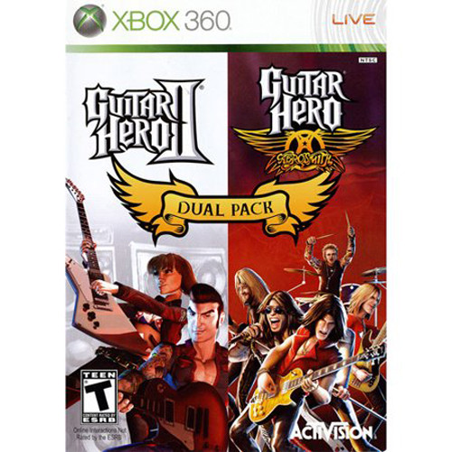 Guitar Hero II & Guitar Hero Aerosmith Dual Pack X Box 360 game For ...