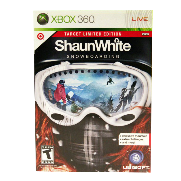 Shaun White Snowboarding Target Limited Edition XBox 360 game For Sale ...