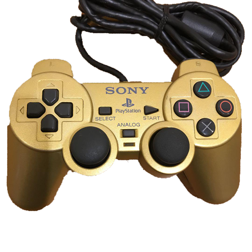Original Gold Controller PS2 For Sale | DKOldies