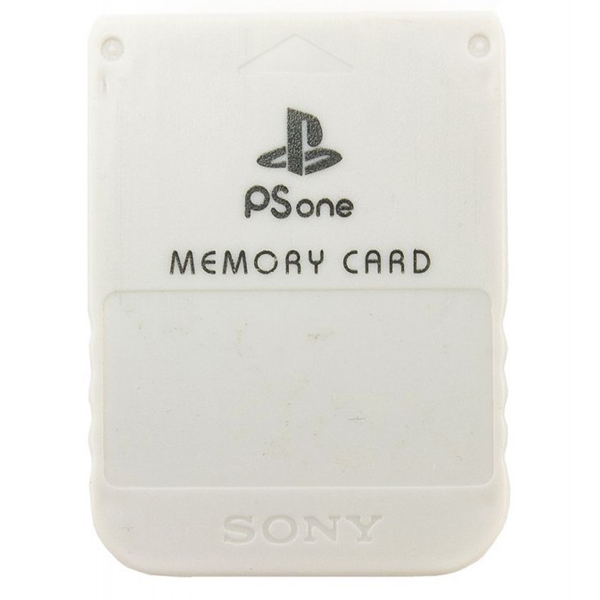 PS1 Original Memory Card PSOne White Playstation 1 For Sale | DKOldies