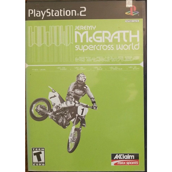 Jeremy Mcgrath Supercross World PS2 Playstation 2 Game For Sale