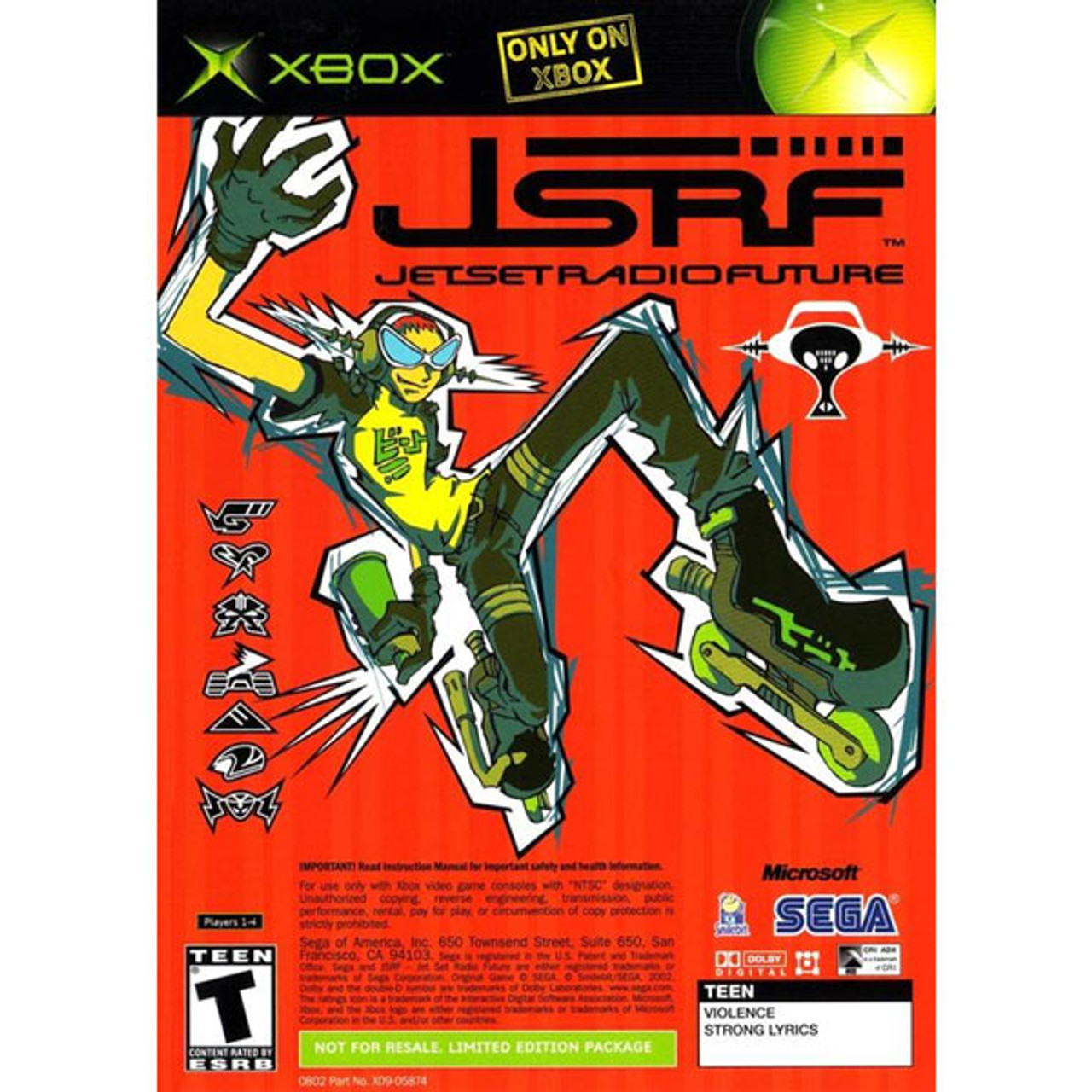 Jet Set Radio Future Xbox game For Sale | DKOldies