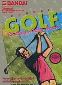 Bandai Golf Pebble Beach Nintendo NES Original Game For Sale