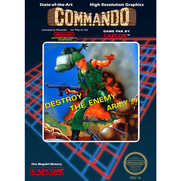 Commando Nintendo NES Original Game For Sale | DKOldies