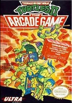 Teenage Mutant Ninja Turtles II Nintendo NES Original Game For Sale