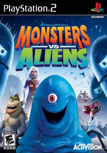 Monsters vs. Aliens PlayStation 2 Game For Sale | DKOldies