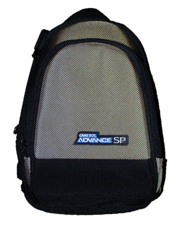GBA SP Mini Backpack Grey Game Bag Carrying Case GameBoy Advance