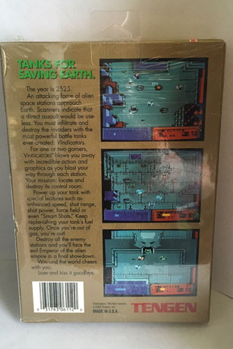New Vindicators Tengen NES Factory Sealed Game For Sale | DKOldies