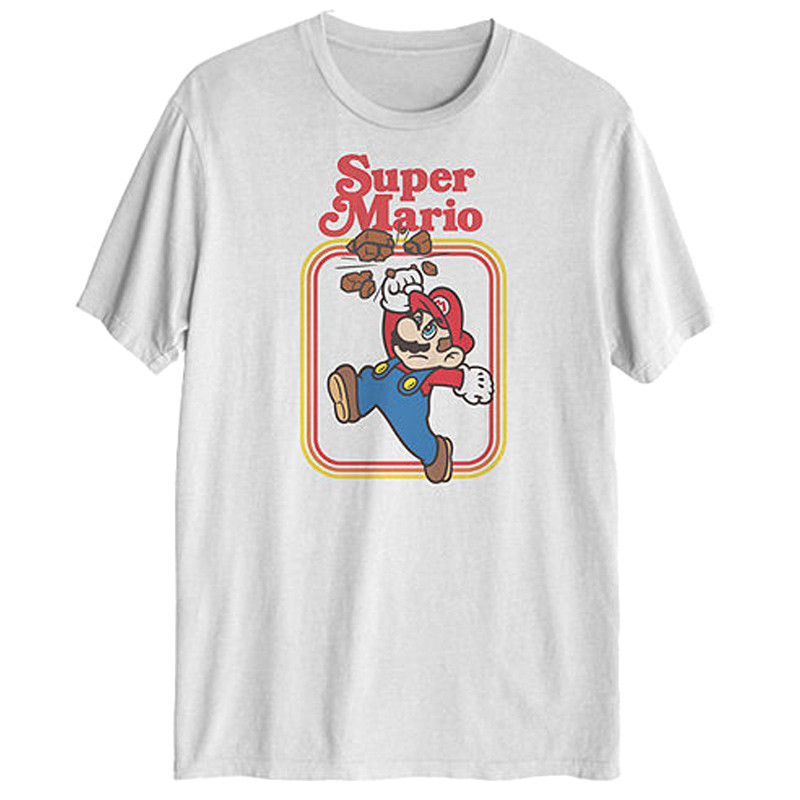 Super Mario White - Officially Licensed T-Shirt For Sale | DKOldies