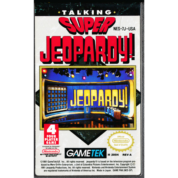 Super Jeopardy! Complete Nintendo NES Game For Sale | DKOldies