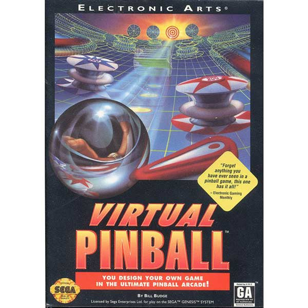 Virtual Pinball Sega Genesis Complete Game For Sale | DKOldies