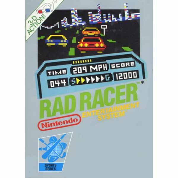 Rad Racer Nintendo NES Original Game For Sale | DKOldies