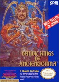 Bandit Kings of Ancient China Nintendo NES Original Game For Sale ...