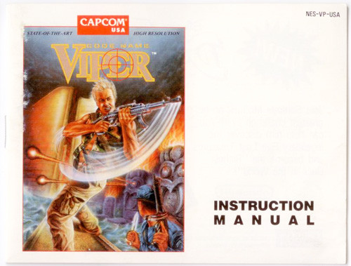 Manual Code Name Viper Nintendo NES Instructions For Sale | DKOldies