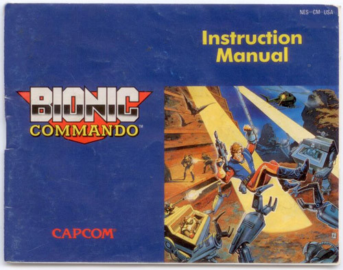 Manual Bionic Commo Nintendo NES Instructions For Sale | DKOldies