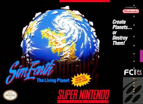 SIM Earth The Living Planet Complete SNES Game For Sale | DKOldies