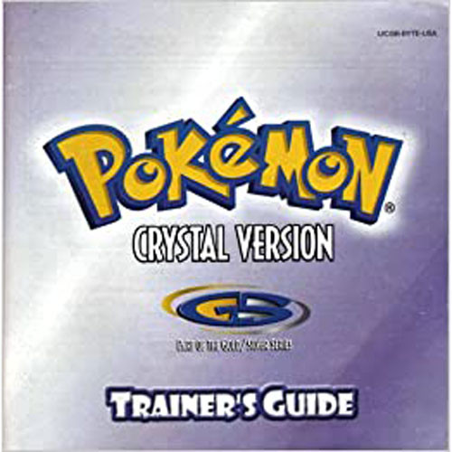 Instruction Manual Pokemon Crystal GameBoy Color Game For Sale | DKOldies