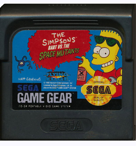 Simpsons Bart vs the Space Mutants Game Gear Game For Sale