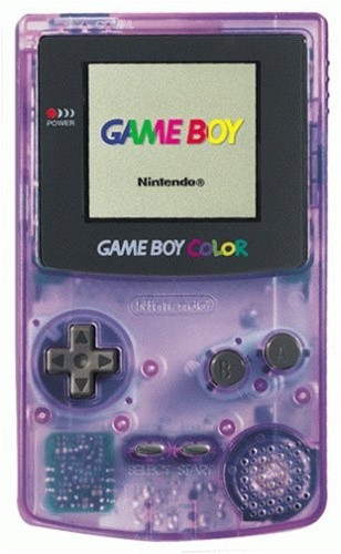 Game Boy Color System Clear Purple Complete In Box For Sale | DKOldies