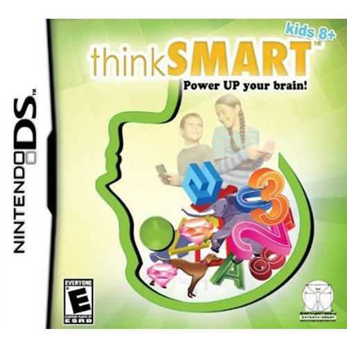 thinkSmart Power Up your brain! Kids 8+ Nintendo DS Game For Sale