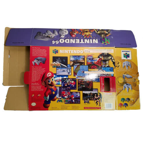 Original Nintendo N64 Empty System Box For Sale | DKOldies