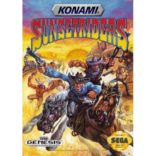 Sunset Riders Genesis Complete Game For Sale | DKOldies