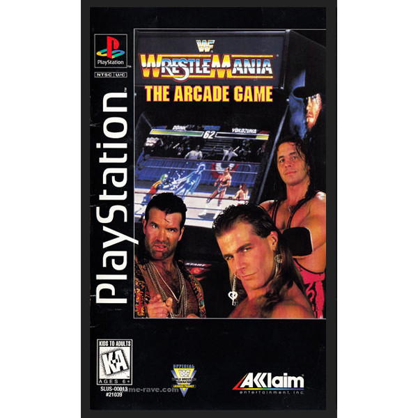 Complete WWF Wrestlemania Arcade PS1 Game For Sale | DKOldies