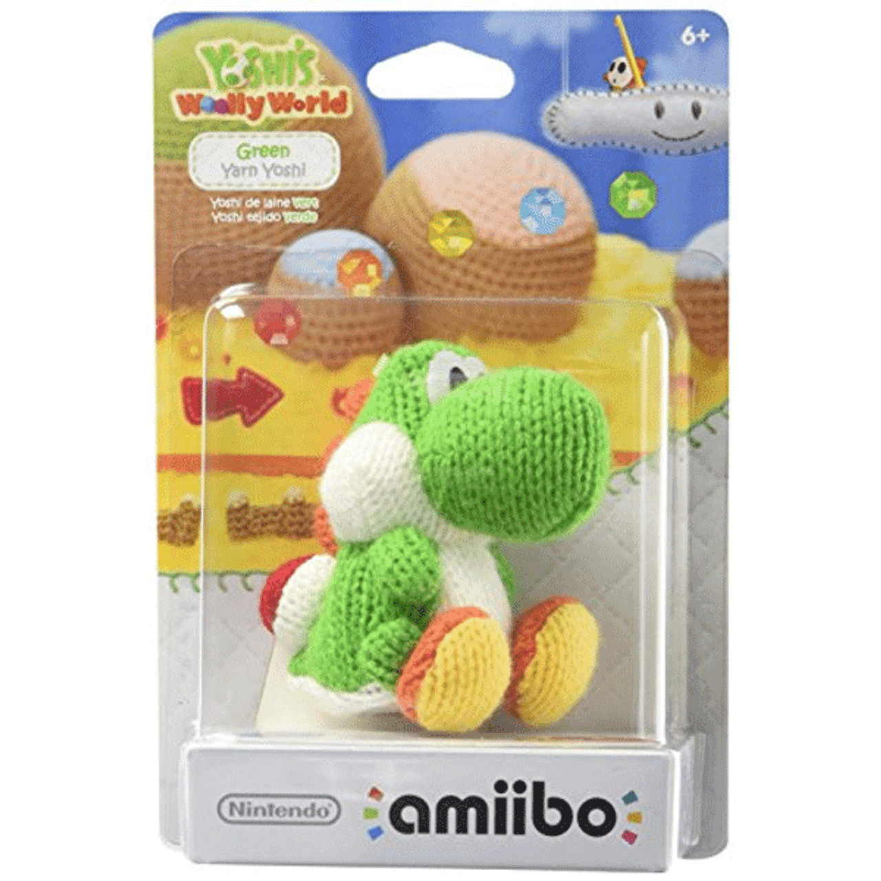 Yarn Yoshi Green Yoshis Woolly World Amiibo Unopened Figure For Sale