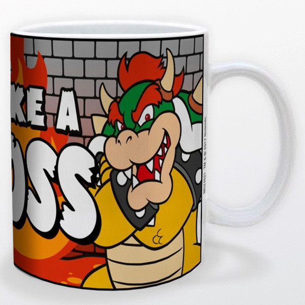 New Super Mario Bowser Mug For Sale