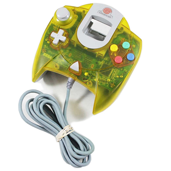Original Controller Clear Yellow Dreamcast For Sale