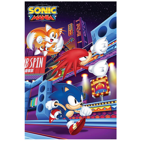 Sonic the Hedgehog Sonic Mania Poster For Sale