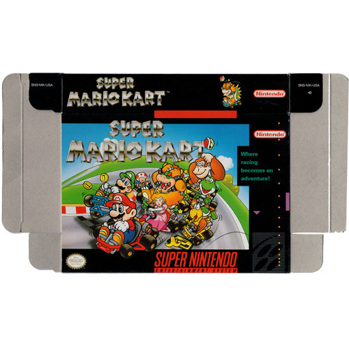 Super Mario Kart Super Nintendo SNES Box For Sale | DKOldies