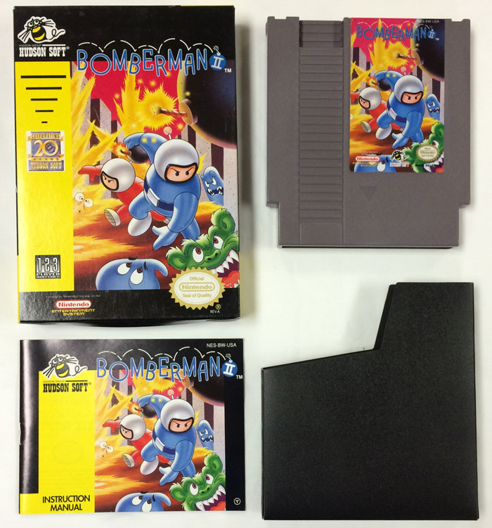 Bomberman II Complete Nintendo NES Game For Sale | DKOldies