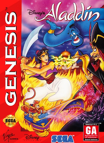 Disney's Aladdin Genesis Complete Game For Sale | DKOldies