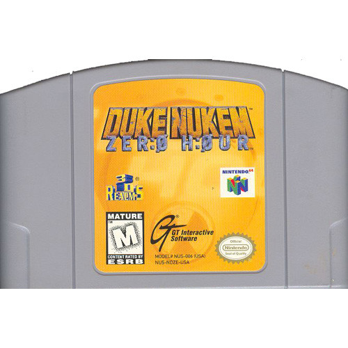 Duke Nukem Zero Hour Nintendo 64 N64 Game For Sale
