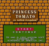 Princess Tomato:Salad Kingdom Nintendo NES Original Game For Sale