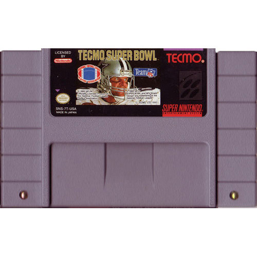 Tecmo Super Bowl Super Nintendo SNES Game For Sale | DKOldies