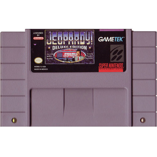 Jeopardy Deluxe Edition Super Nintendo SNES Game For Sale | DKOldies
