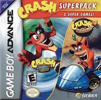 Crash and Spyro Superpack Nintendo GameBoy Advance GBA Game For Sale