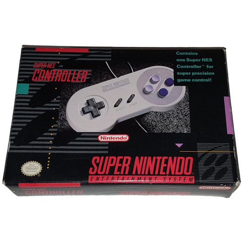 SNES Super Nintendo Original Controller Complete | DKOldies