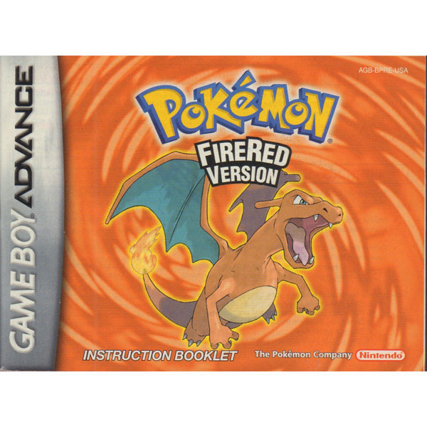 Complete Pokemon Fire Red Players Choice GBA Game For Sale | DKOldies