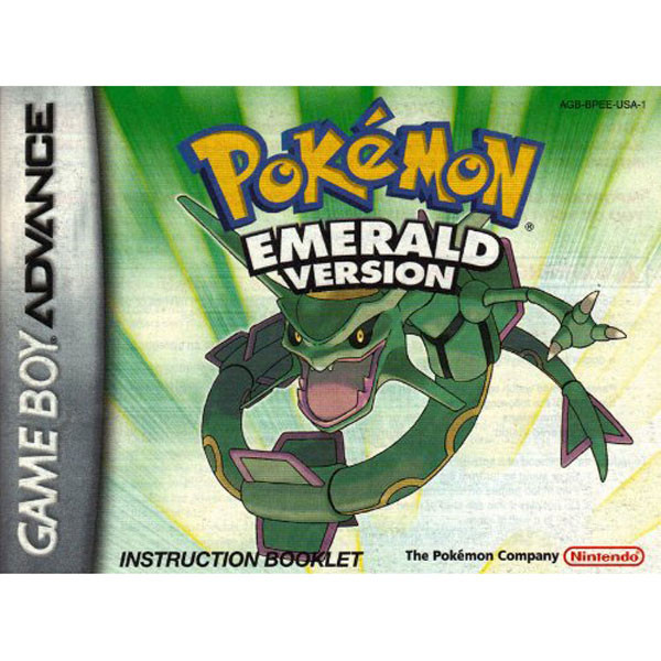 Empty Box Pokemon Emerald Version GameBoy Advance Game For Sale | DKOldies
