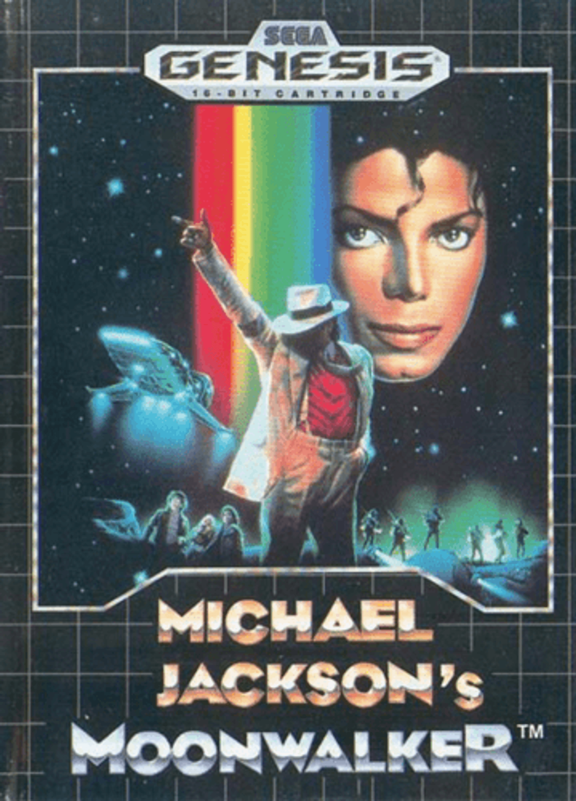Complete Michael Jackson's Moonwalker Genesis Game For Sale